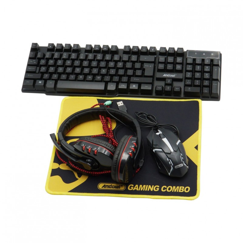 ΣΕΤ ΓΙΑ GAMING LED RGB ANDOWL Q-JP004