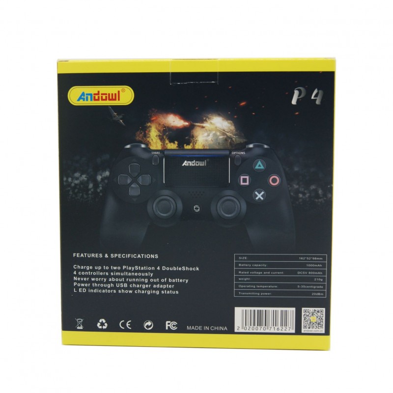 ΑΣΥΡΜΑΤΟ ΧΕΙΡΙΣΤΗΡΙΟ GAMING DOUBLESHOCK 4 ANDOWL P4